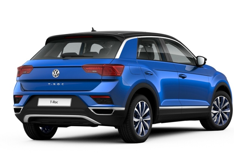 VOLKSWAGEN T-Roc 1.0 TSI Style BlueMotion Technology Blu Ravenna Km 0 a ...